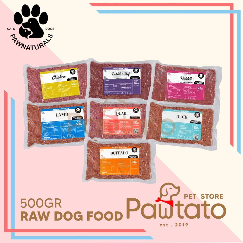 Jual Makanan Anjing Paw Naturals Raw Food Daging Mentah Fresh Dog Food ...