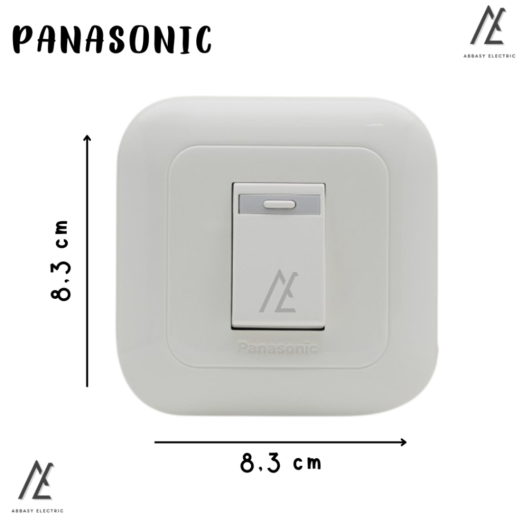 Jual Saklar engkel / Single Tanam Panasonic WEJ 5531 + Plat WEJ 78019 ...