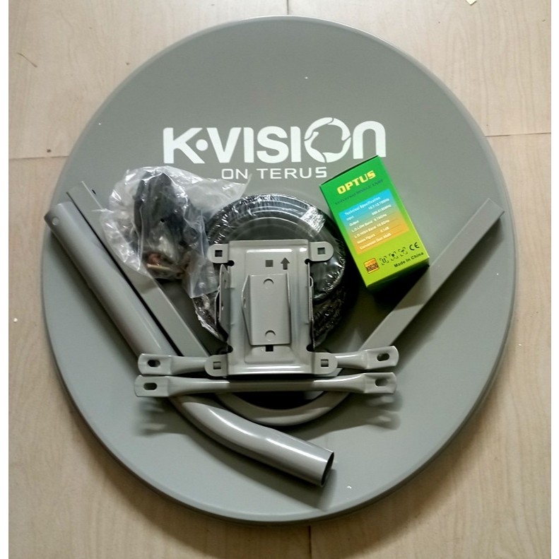 Jual Dish Offset Parabola Solid / Bolong Diameter 45cm merk K-Vision ...