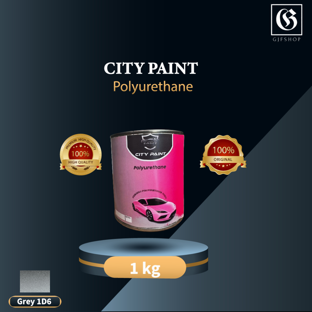Jual Cat PU Polyurethane City Paint Grey 1D6 1kg Super High Quality ...
