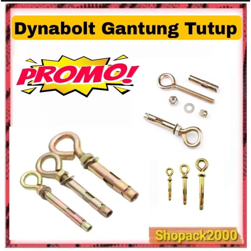 Jual Dynabolt Gantung Tutup / Eye Anchor / Eye Dynabolt - 8 X 60 ...