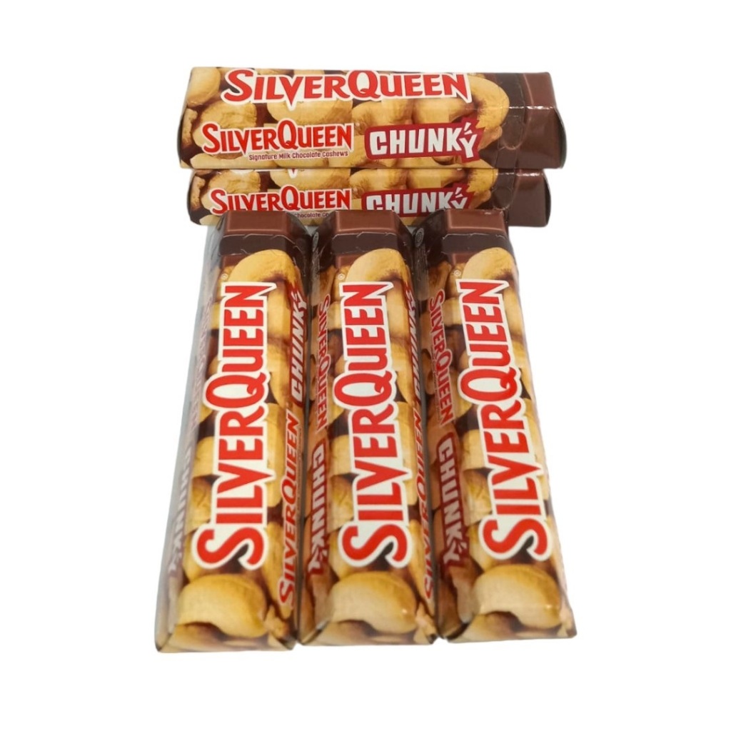 Jual Coklat cokelat Silverqueen Silver Queen Chunky Bar kacang Cashew ...
