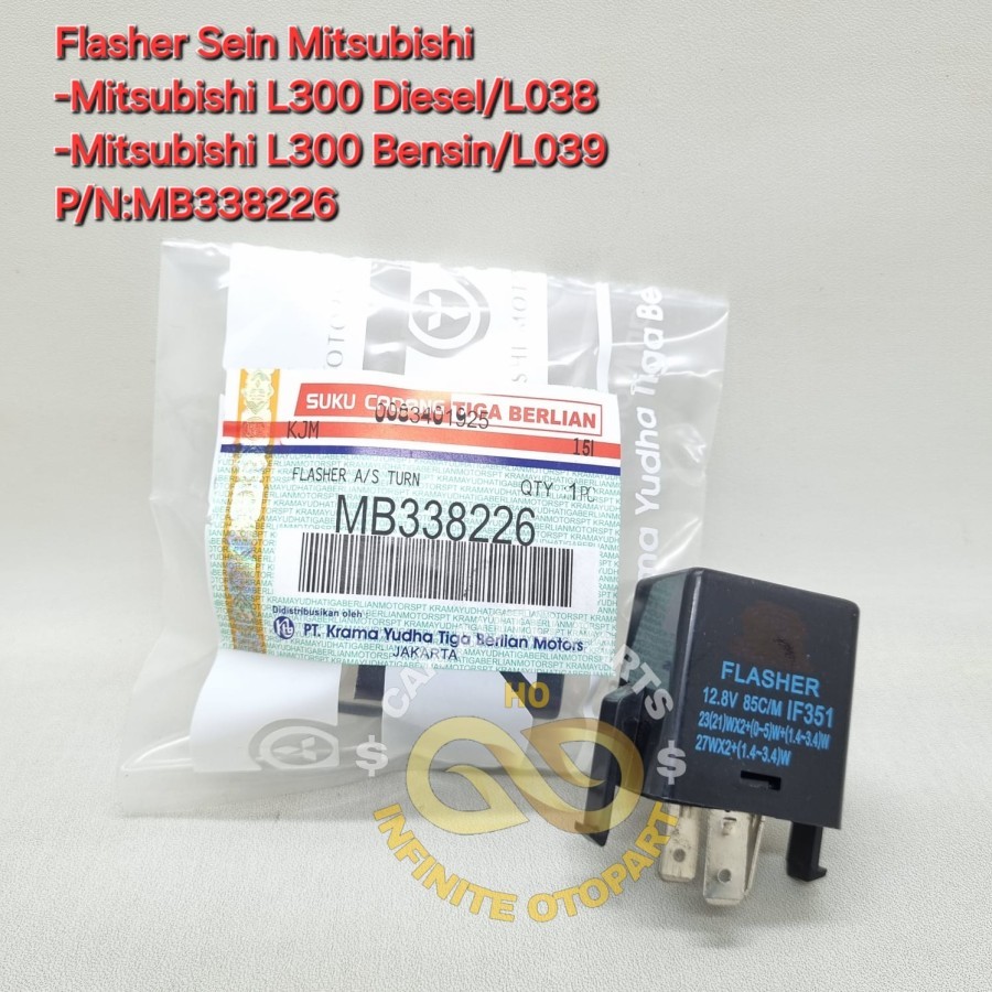 Jual FLASHER FLASER SEN L300 DIESEL BENSIN L038 L039 12.8V HARGA SATUAN ...