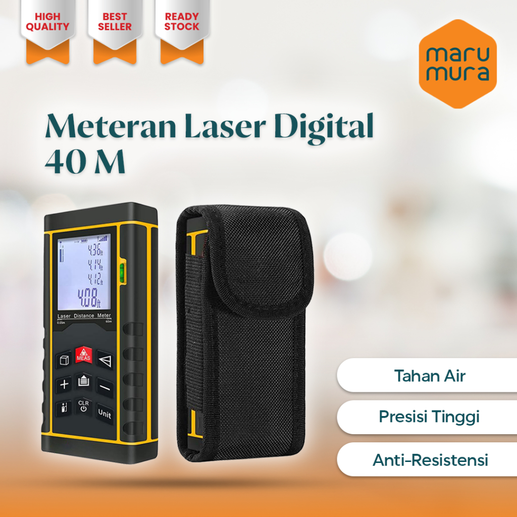 Jual Marumura Laser Distance Meter | Meteran Laser | Rangefinder | Alat ...
