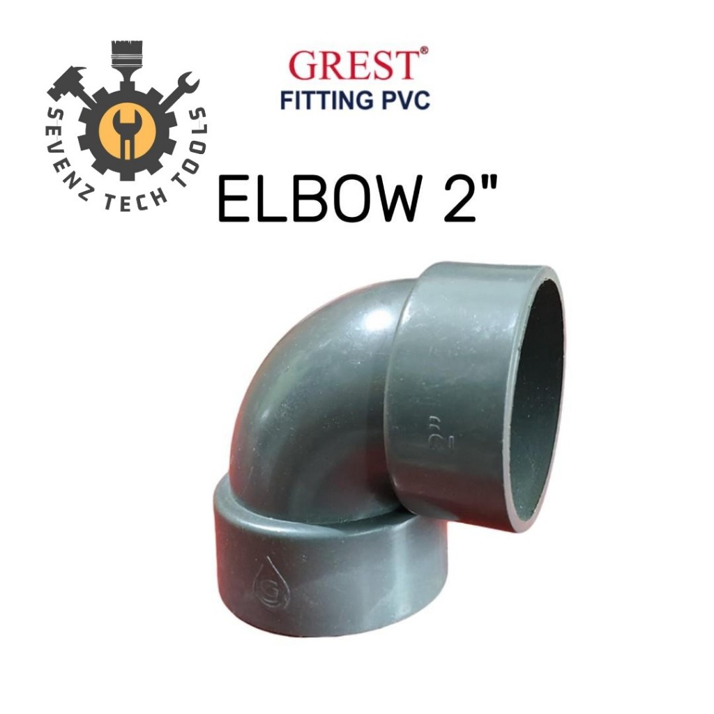 Jual KNIE 2" INCI PVC GREST FITTING PVC ELBOW KNEE/L 2" GREST | Shopee ...