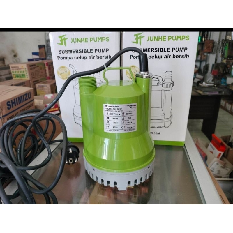 Jual pompa celup JUNHE pump Q2006 100 watt non auto submersible ...