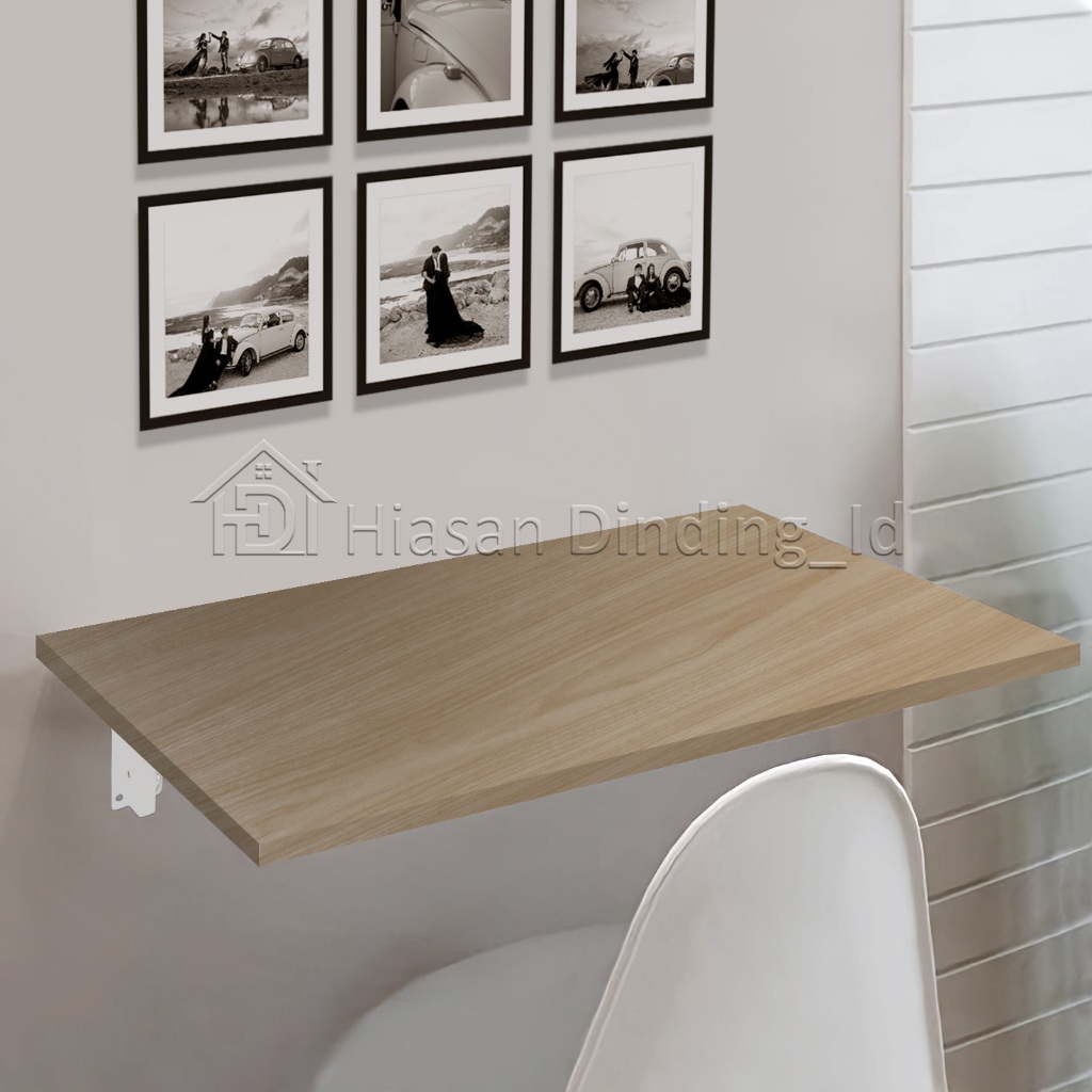 Jual Meja Siku Lipat Dinding + Papan 100x40 80x40 60x40/MEJA AMBALAN ...