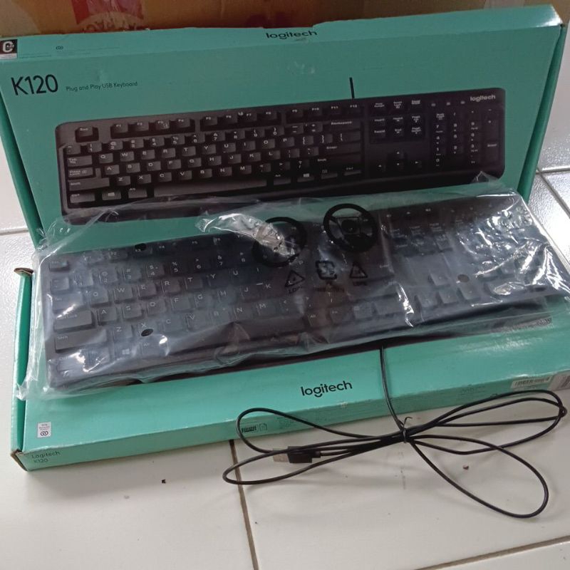 Jual Keyboard LOGITECH K120 PLUG N PLAY USB Keyboard | Shopee Indonesia