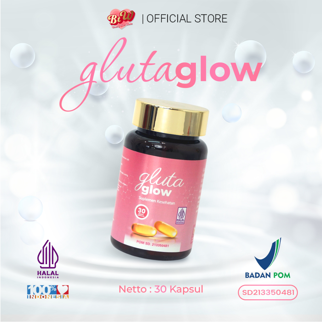 Jual Gluta Glow Tone Up Plus / Glutathione plus Vitamin C | Shopee ...