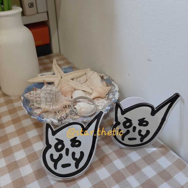 Jual Paket Bundling Pop Socket + Key Ring Kitty / Key Ring Kimtty Kim ...