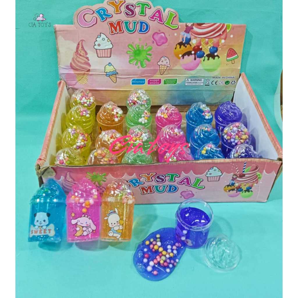 Jual NEW SLIME KARAKTER SANRIO VIRAL BULAT/KOTAK/ICE CREAM/BOTOL/BOTOL ...
