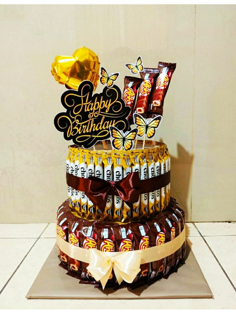 Jual menara Snack 2 susun free kartu ucapan | Shopee Indonesia