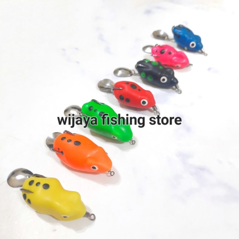 Jual umpan soft frog 2.5cm 3cm 3.3cm 3.5cm 4cm | Shopee Indonesia