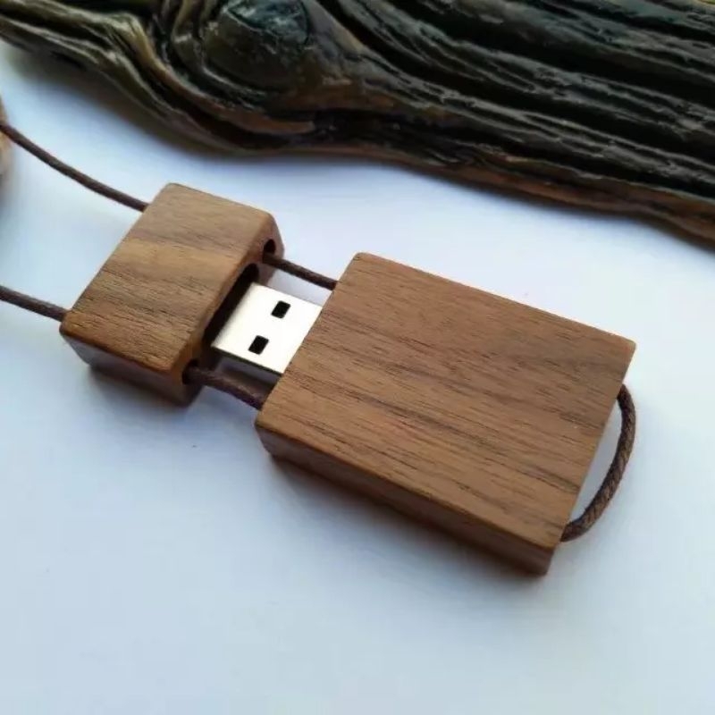 Jual Flashdisk kayu tali 32GB realkapasitas | Shopee Indonesia