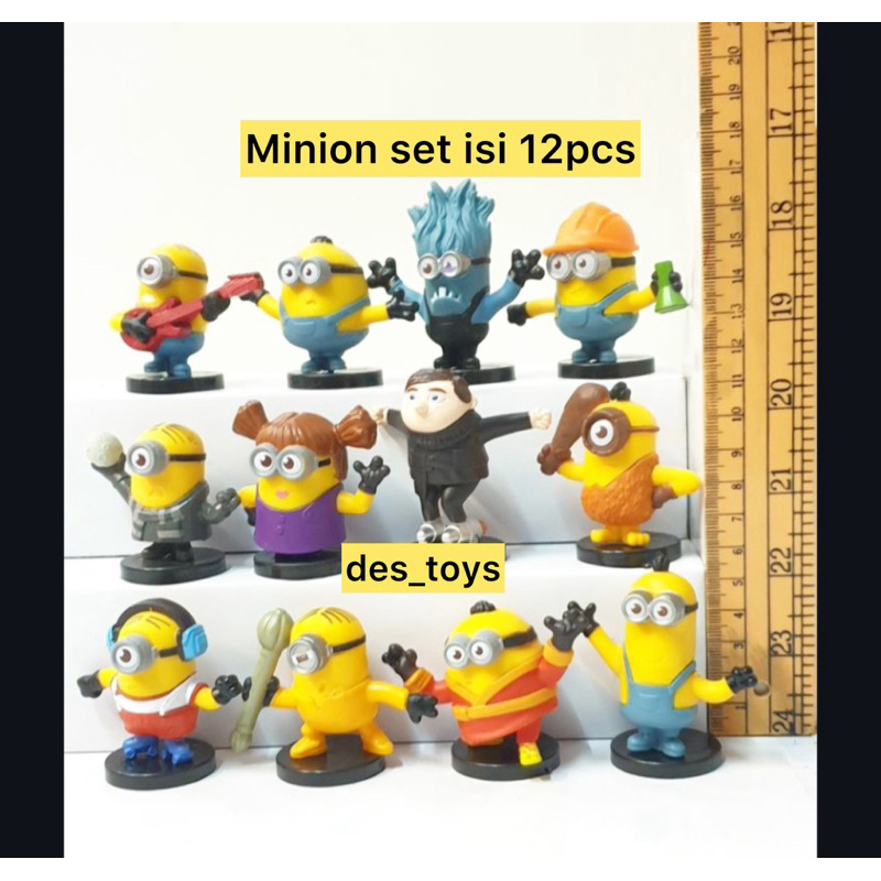 Jual NEW!! MAINAN ANAK ACTION FIGURE MINION SET ISI 5pcs dan 10pcs ...