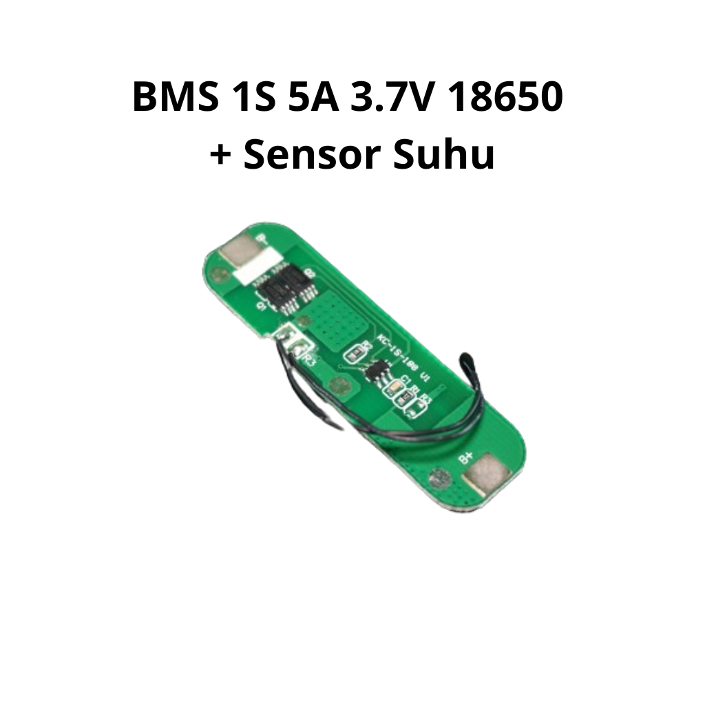 Jual BMS 1S 5A 3.7V 18650 Lithium Battery Protection board dengan sensor suhu | Shopee Indonesia