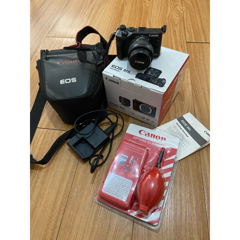 Jual Canon Mirrorless EOS M6 Kit + Bonus | Shopee Indonesia