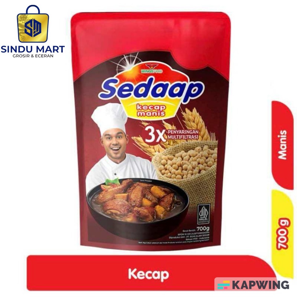 Jual Kecap Sedaap 700gram kecap manis kecap ukuran sedang | Shopee ...