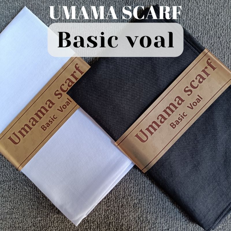 Jual Umama Scarf Basic Voal Hijab Kerudung Jilbab Seragam Seragaman ...