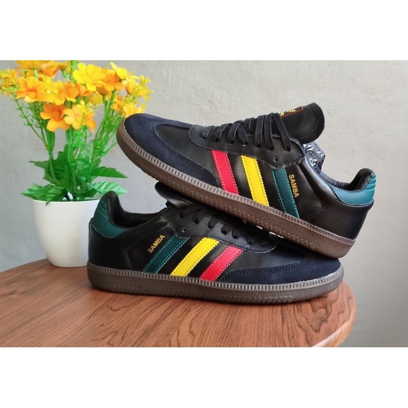 Jual Adidas SAMBA RASTA JAMAIKA. 100% original (made in indonesia) size ...