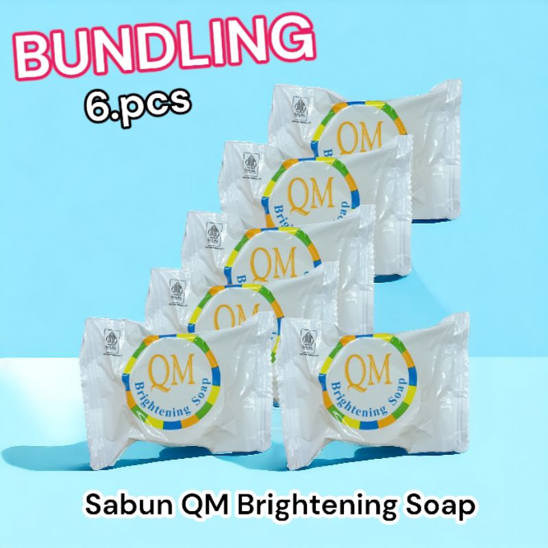 Jual ( 6pcs ) Sabun Qm Brightening Soap X6pcs | Shopee Indonesia