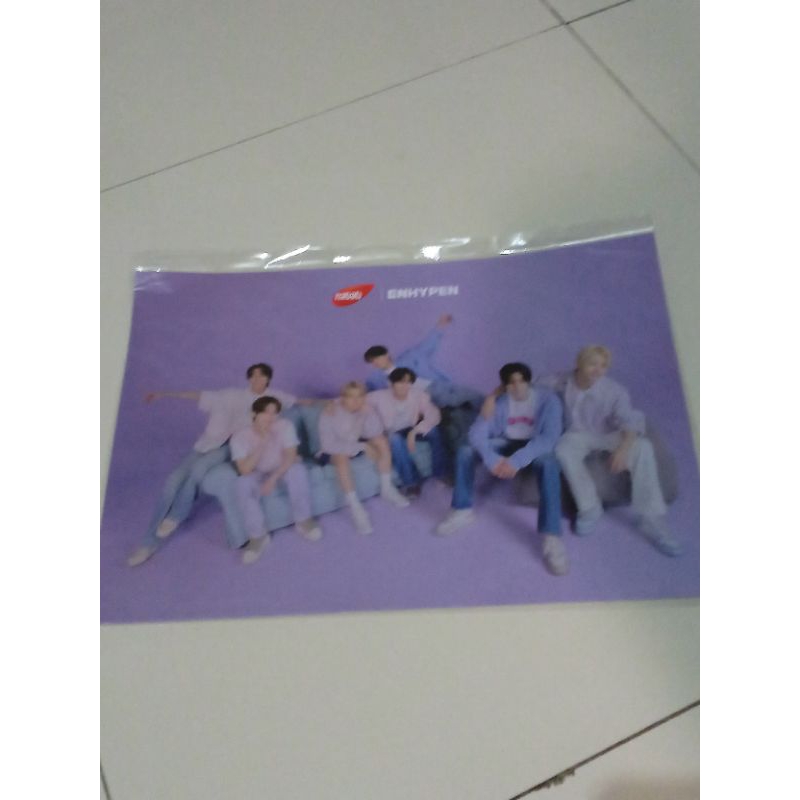 Jual Poster enhypen x nabati official (read desk) | Shopee Indonesia