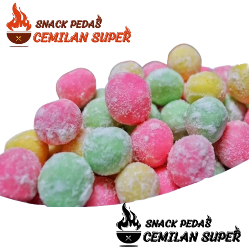 Jual CS KUE LADU BULAT MANIS WARNA 100gr Gabus Bulat Manis Warna Ladu ...