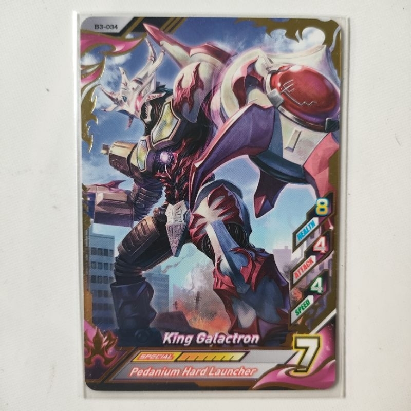 Jual Kartu King Galactron B3-034 - Ultraman Fusion Fight Ver.3 | Shopee ...
