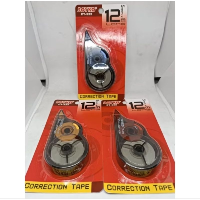 Jual Tip Ek Rol Tipe X Joyko Correction Tape Label Tarik Tip X kertas CT-522 5mmx12m Tipe X Pita ...