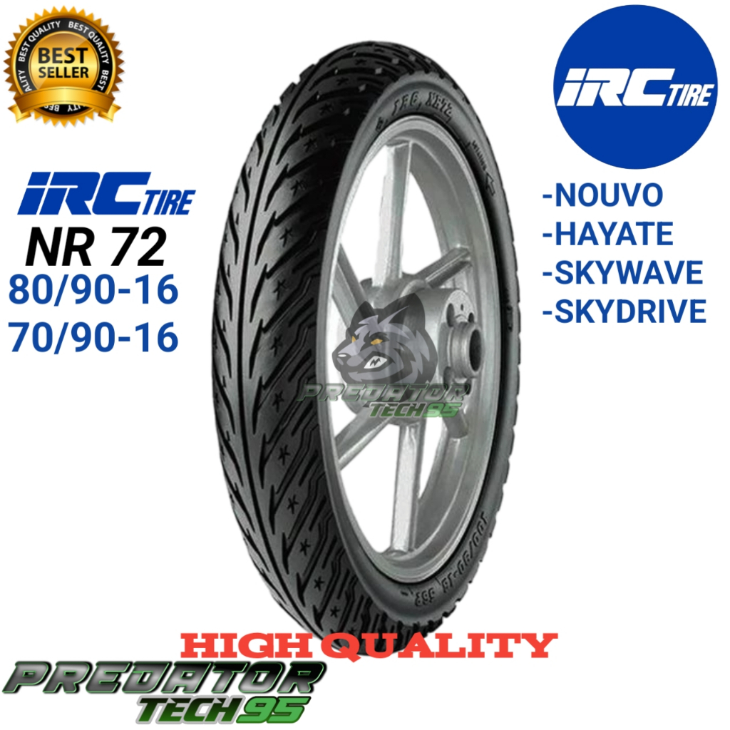 Jual BAN LUAR IRC NR72 RING 16 80/90 70/90 NOUVO HAYATE SKYDRIVE ...