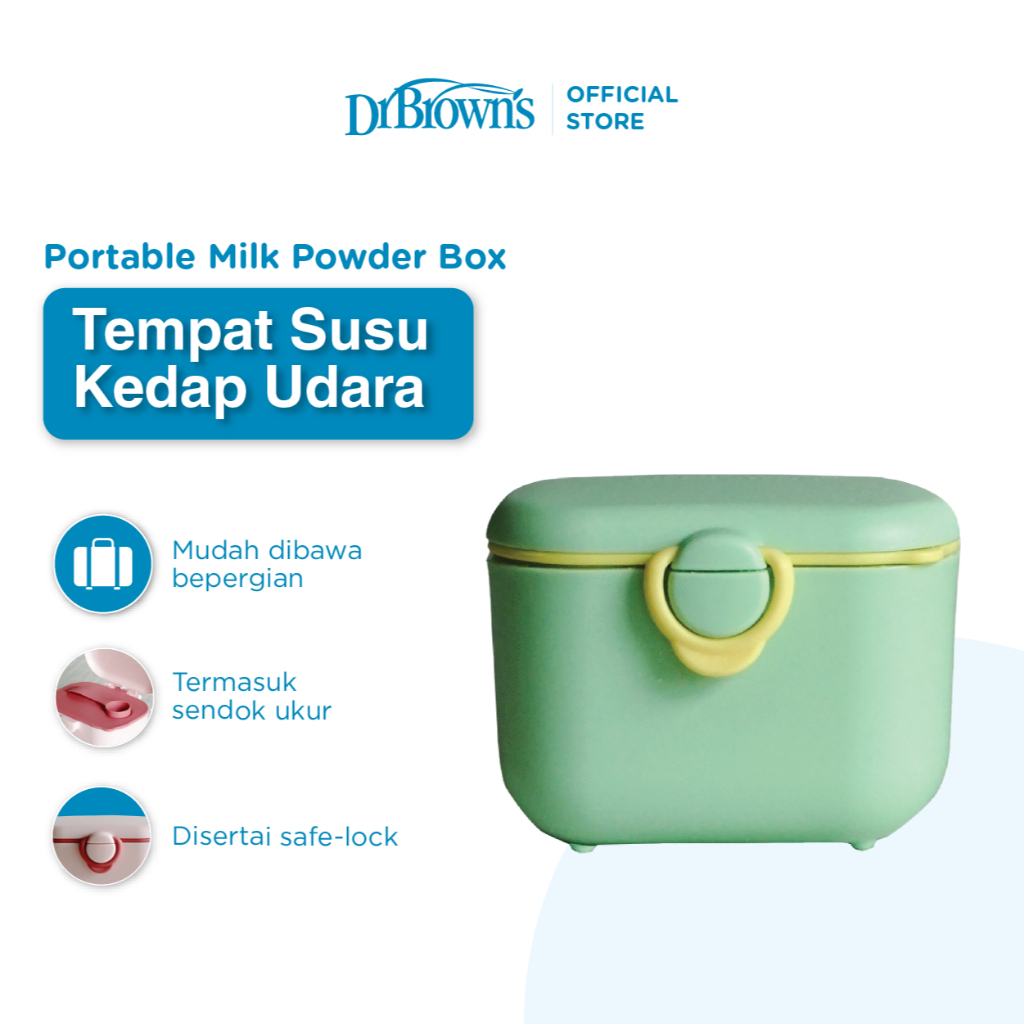 Jual Dr. Brown's Portable Milk Powder Box, Pink/Green - Tempat susu ...