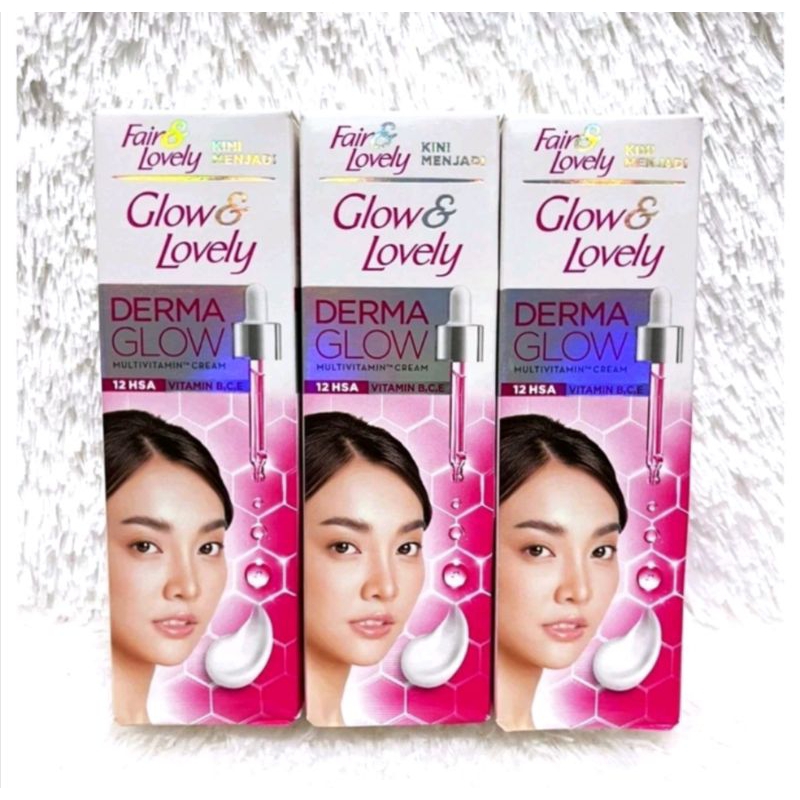 Jual Glow & Lovely DermaGlow Multivitamin Cream (Wajah +40% Lebih Cerah ...