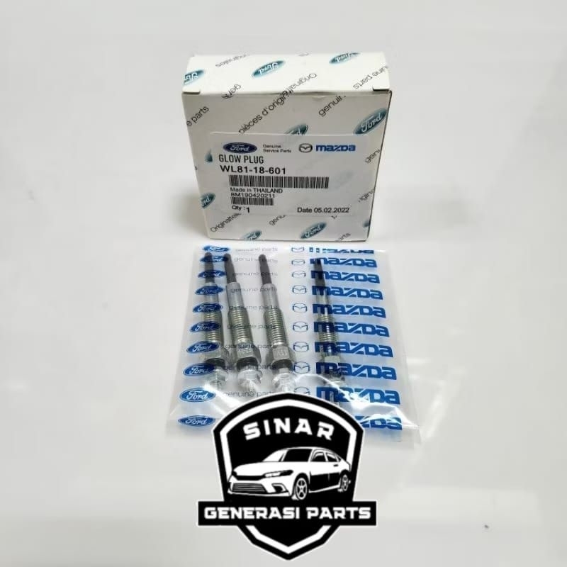 Jual BUSI PEMANAS GLOWPLUG FORD RANGER 2.5 EVEREST BT50 11V (4PCS ...