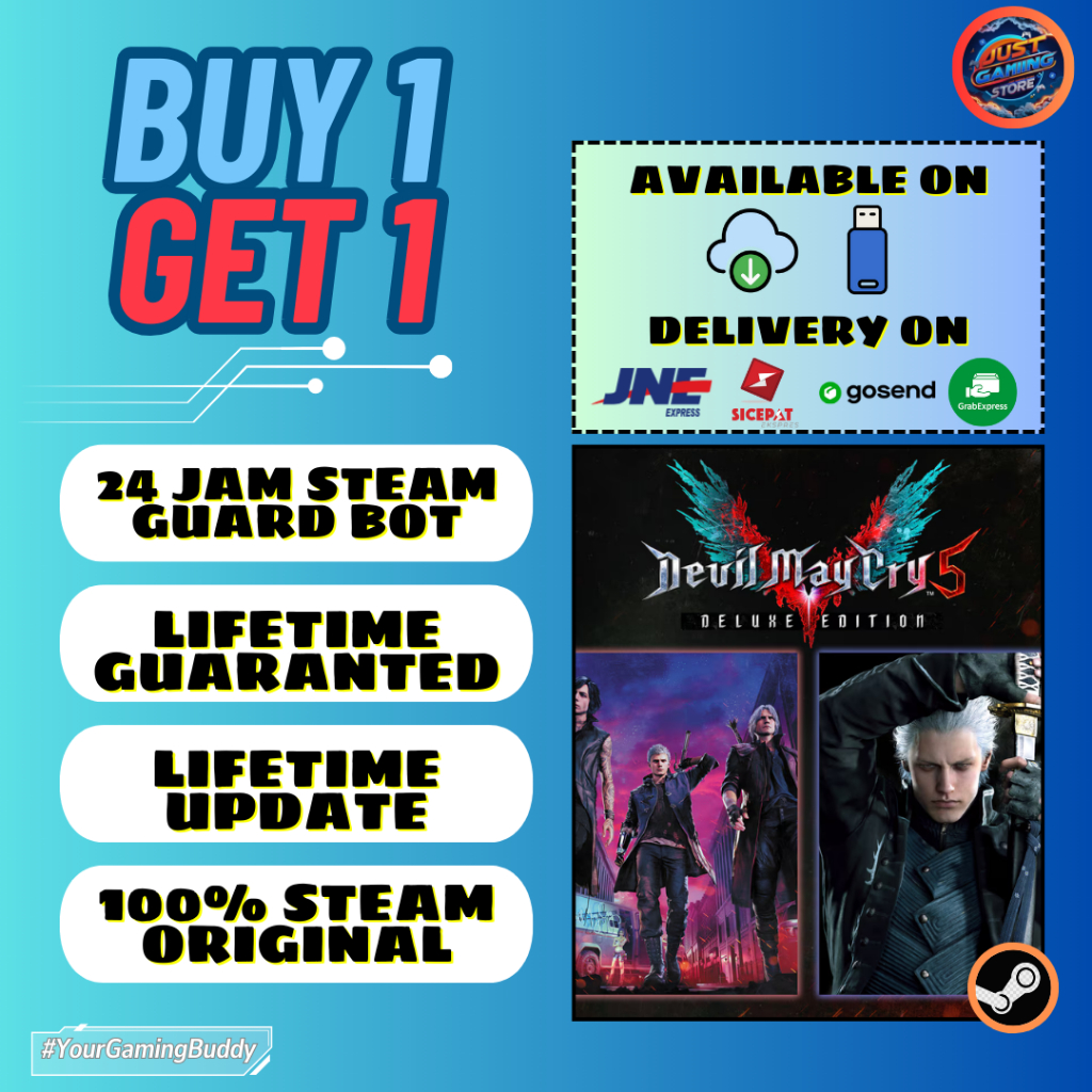 Jual Devil May Cry 5 Deluxe Edition + Vergil + DLC + Bonus Game - Steam ...