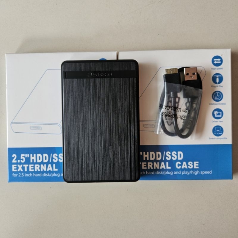 Jual HDD Enclosure 2.5 USB 3.0 External Casing Hitam Original 100% ...
