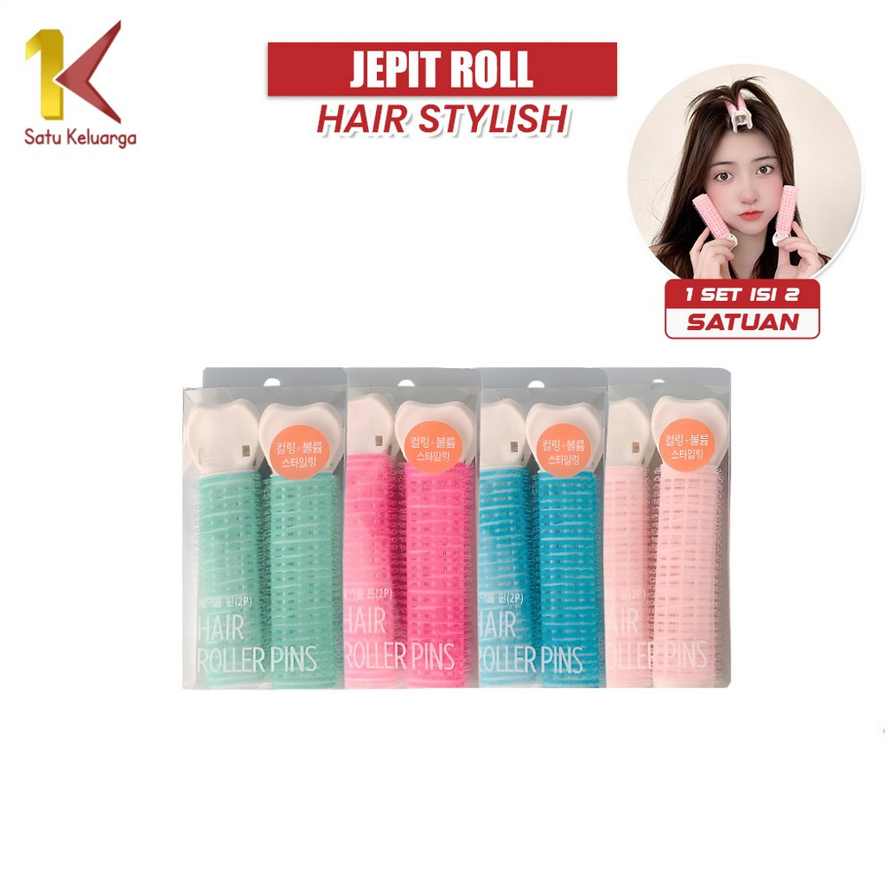 Jual Satu Keluarga Jepit Roll Rambut 2IN1 C488 Jepitan Sisir Gulungan ...