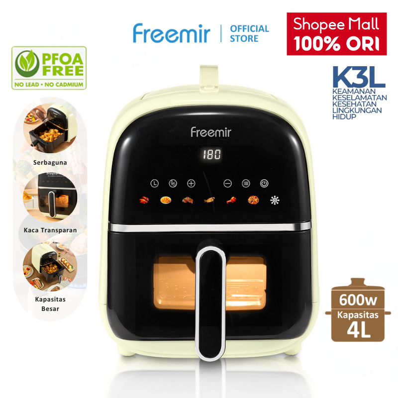 Jual [OFFICIAL MALL] freemir Air Fryer Digital 4L Oven Penggoreng ...