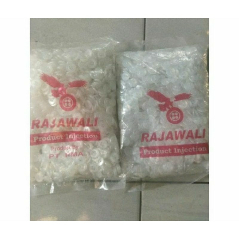 Jual kancing putih dan kancing putih bening lubang 2 dan lubang 4 ...
