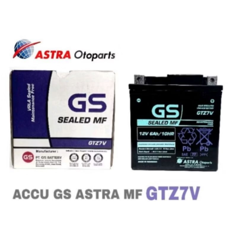 Jual LE Aki Motor GS ASTRA ORIGINAL GTZ7V Untuk Yamaha N-MAX,AEROX ...