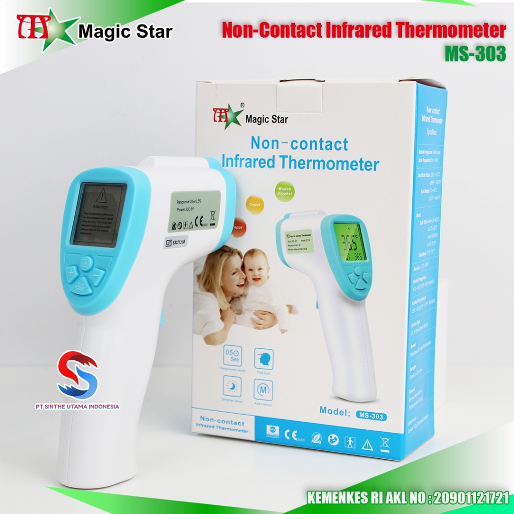 Jual Thermometer Tembak Infrared Magic Star MS 303 / Non-contact ...