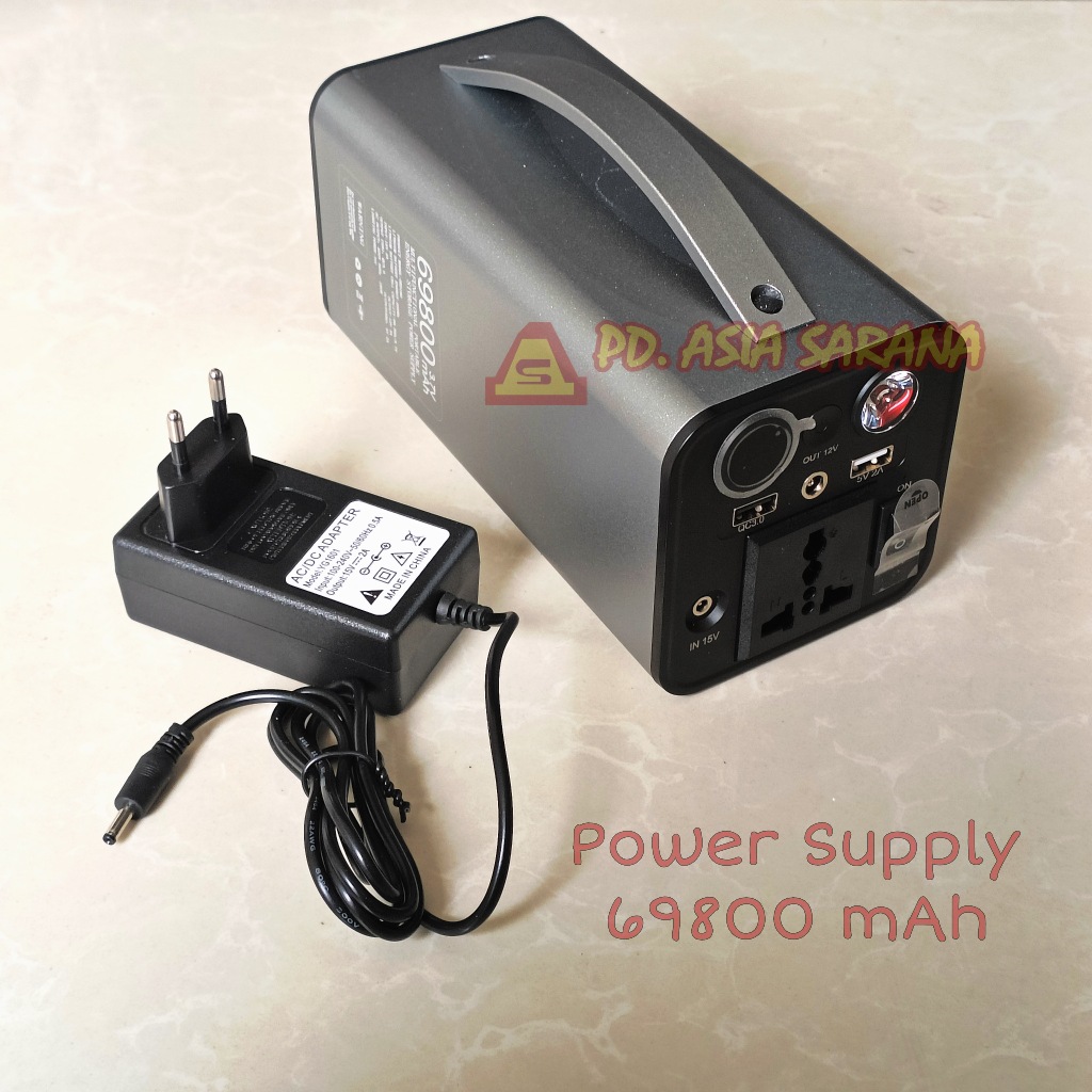 Jual Portable Power Supply (69800mAh) 300W Bank Station Outdoor 220V ...