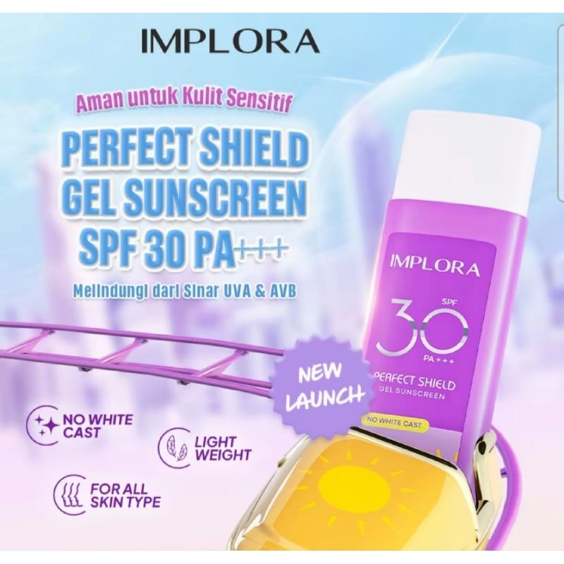 Jual Implora Perfect Shield Sunscreen SPF 40PA++//SPF 30PA+++ | Shopee Indonesia
