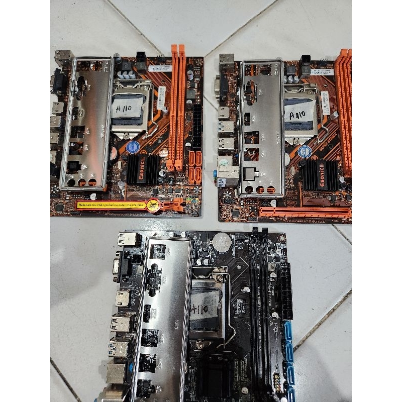Jual Mobo H110 gen6/7, socket 1151 ddr4 normal, motherboard pc socket ...