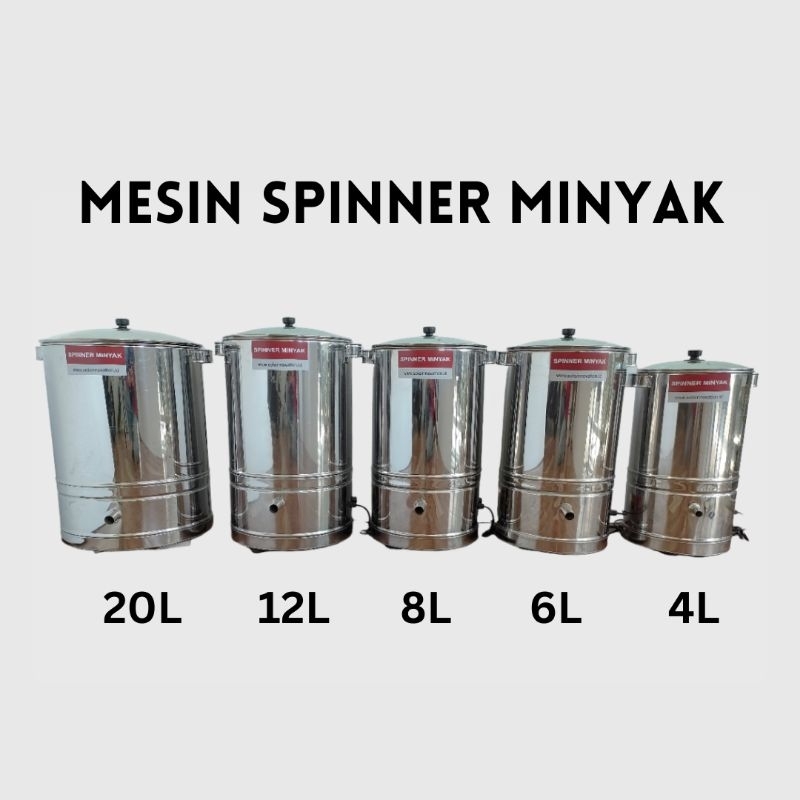 Jual mesin spinner minyak 12 liter, tutup kaca | Shopee Indonesia
