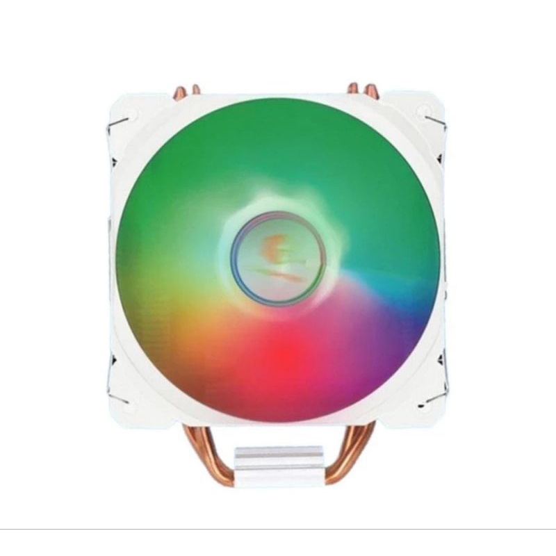 Jual Cpu Cooler / Fan Processor Cube Gaming Breeze White Dual Fan 12cm ...