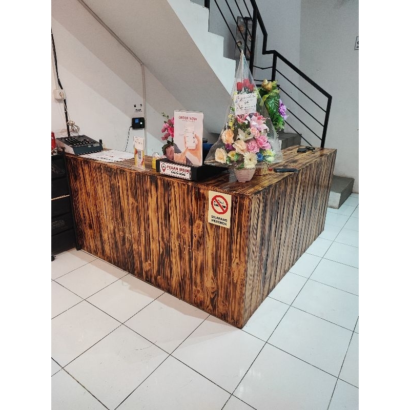 Jual meja kasir cafe bekas / second | Shopee Indonesia