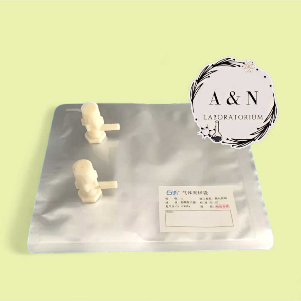 Jual Gas Sampling Bag Allumunium Double Valve 0,5 L | Shopee Indonesia
