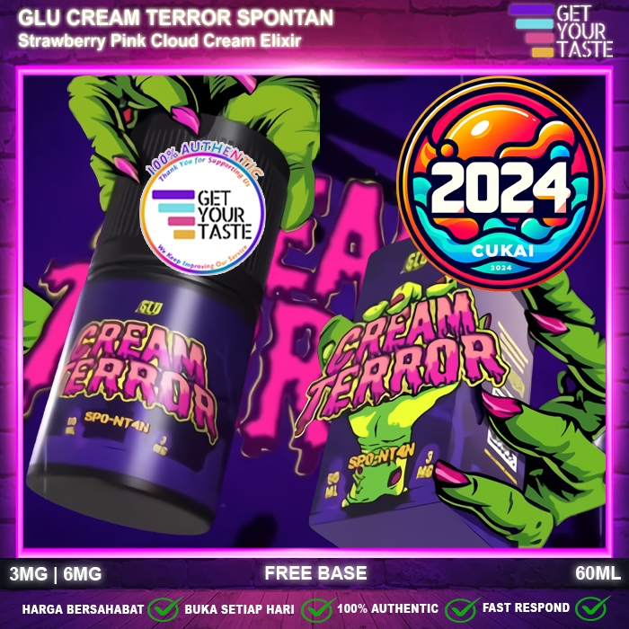 Jual Liquid GLU Cream Terror Spontan 60ML Freebase by Glu x FVS ...