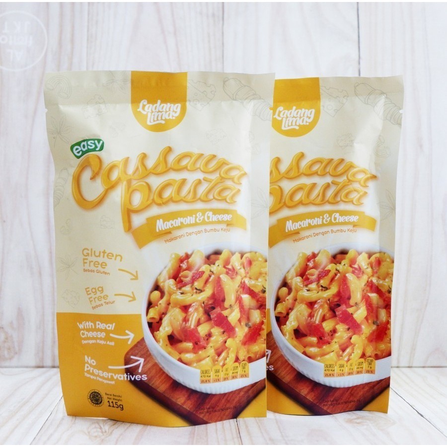 Jual Cassava Pasta Mac & Cheese - Ladang Lima | Shopee Indonesia Jual Cassava Pasta Mac & Cheese - Ladang Lima | Shopee Indonesia