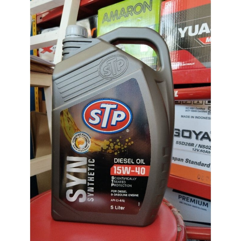 Jual oli mesin stp synthetic diesel oil 15w-40 for diesel & gasoline 5 ...